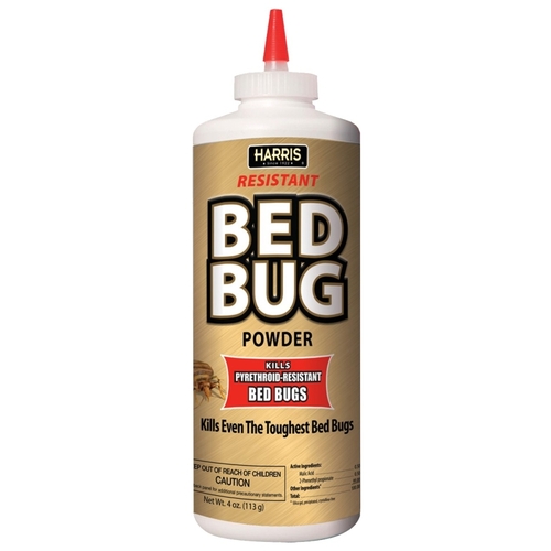 Harris GOLDBB-P4 Bed Bug Killer, Powder, Brush Application, 4 oz