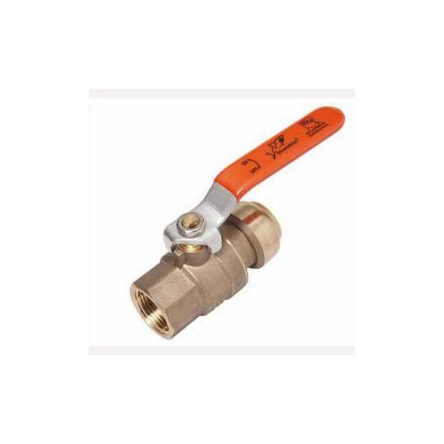 SharkBite 22186-0000LF Ball Valve, 3/4 in Connection, SB x FNPT, 200 ...