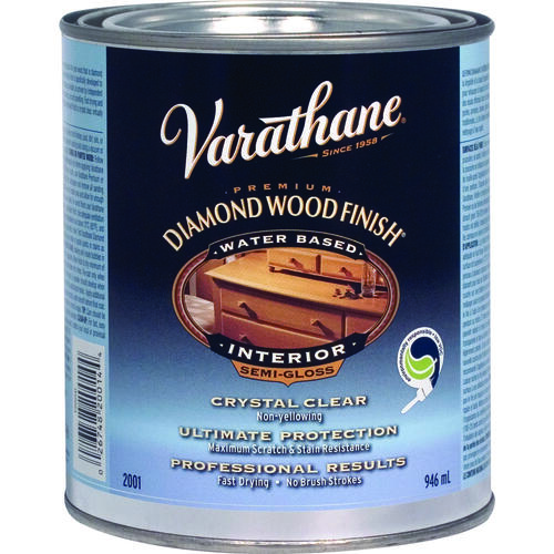 Varathane 200141H Premium Diamond Interior Wood Finish, Semi-Gloss ...