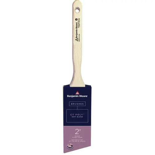 Benjamin Moore U62020-017 Paint Brush, Soft Brush, CT Polymer Bristle, Angle Sash Handle Buy Now
