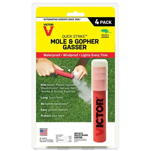 VICTOR M6004 Quick Strike Mole & Gopher Gasser, 4-Pk. Buy Now