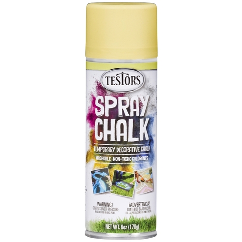 Testors 307591-XCP3 Spray Chalk Yellow Oil-Based Acrylic 6 oz Yellow ...