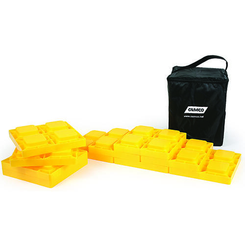 Camco 44505 Leveling Block, Plastic, Yellow