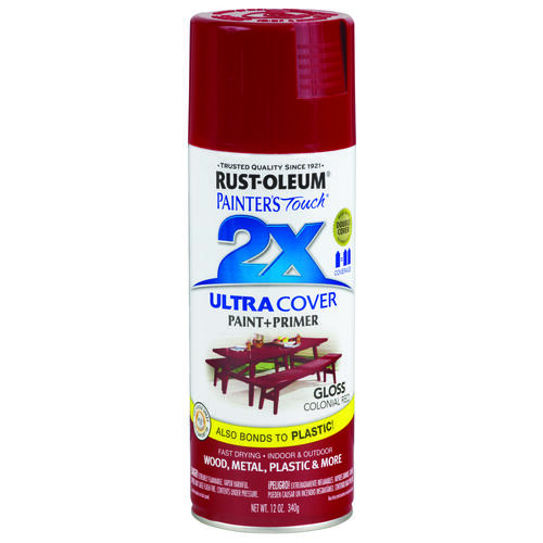 Rust-Oleum 249116 PAINTER'S Touch Gloss Spray Paint, Gloss, Colonial ...