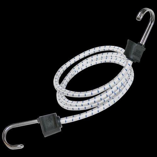 Keeper 06276 Twin Anchor Bungee Cord, 32 in L, Rubber, Hook End