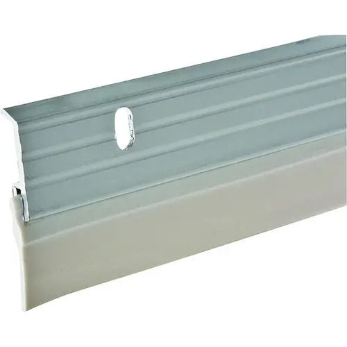 Frost King W59/36H Door Sweep, 36 in L, 1-5/8 in W, Aluminum Flange ...