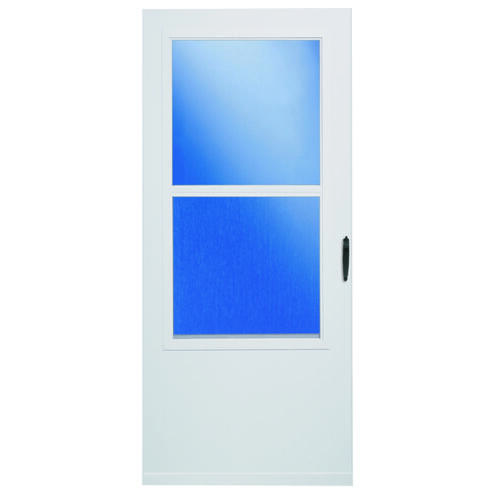 LARSON 029831U Single-Vent Storm Door, 32 in W, 81 in H, White