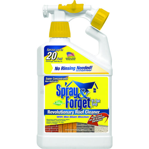 Spray & Forget SF150 SFRCHEQ06 Roof Surface Cleaner, Liquid, Clear ...