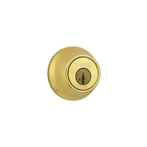 Weiser GDC94713BR Single Cylinder Deadbolt from the Elements Series ...