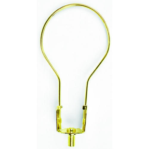 Jandorf 60120 Clip-On Lamp Shade Adapter, Brass Fixture