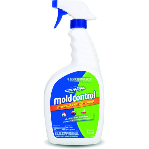 Concrobium 25326 Mold Control, 32 oz, Liquid, Odorless, Clear