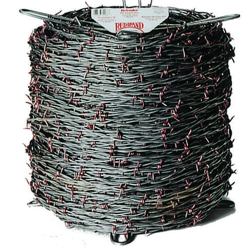 Red Brand 70476 Barbed Wire, 1320 ft L, 12-1/2 Gauge, 4 in Points ...