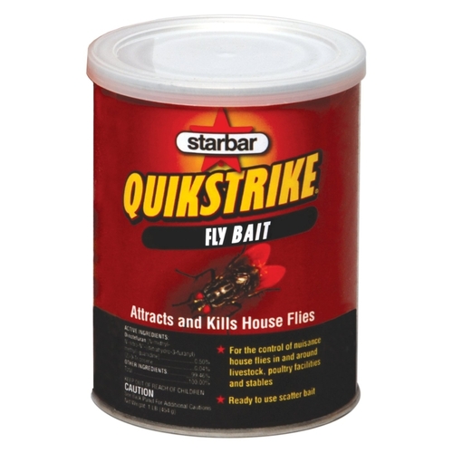 Starbar 100508299 QuikStrike Fly Bait, Granular, Fish, 1 lb Can