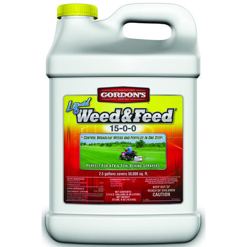 Gordon's 7311122 Weed and Feed Fertilizer, 2.5 gal Jug, Liquid, 15-0-0 ...