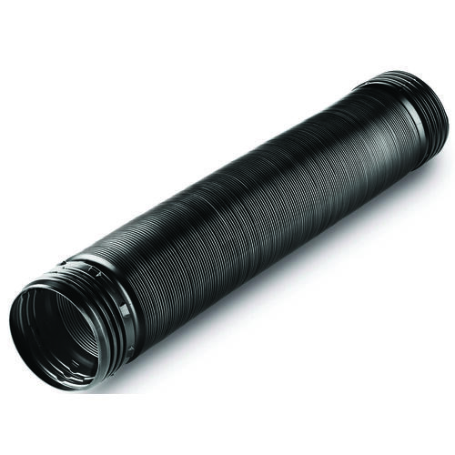 Amerimax 54021 Drain Pipe Tubing, 4 in, PVC, Black, 8 ft L