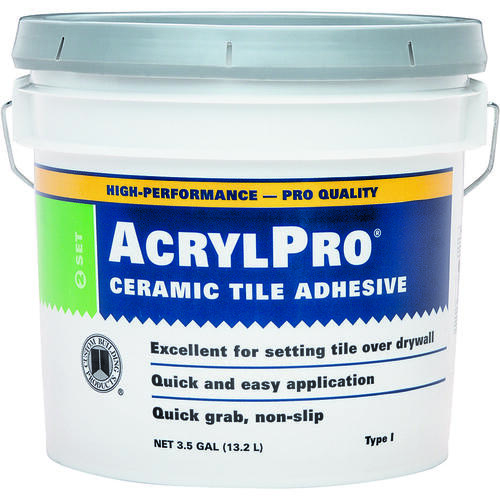 CUSTOM BUILDING PRODUCTS, INC. ARL40003 Ceramic Tile Adhesive, White, 3 ...