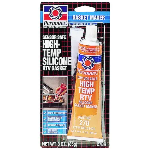 PERMATEX 81422 Gasket Maker, 3 oz Tube, Paste, Acetic Acid Red Buy Now