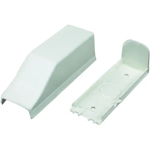 Wiremold NM17 Raceway Conduit Connector, Plastic, Ivory Buy Now