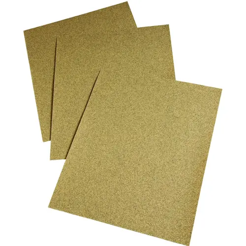3M 02118-XCP5 Sandpaper Sheet, 11 in L, 9 in W, Coarse, 40 Grit ...