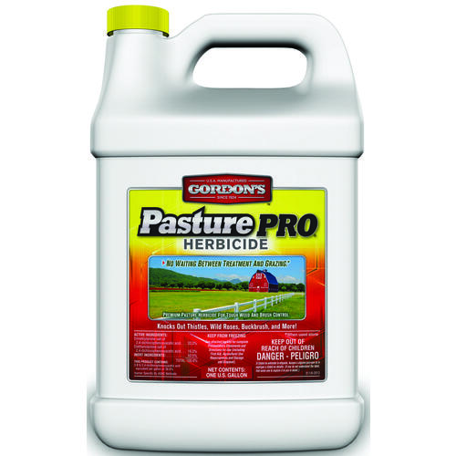 Gordon's 8111072 Pasture Pro Brush and Weed Killer, Liquid, Amber, 1 gal