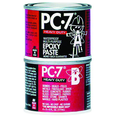 PROTECTIVE COATING CO PC7-1LB 1LB. Epoxy Adhesive, Gray, Paste, 1 lb Jar