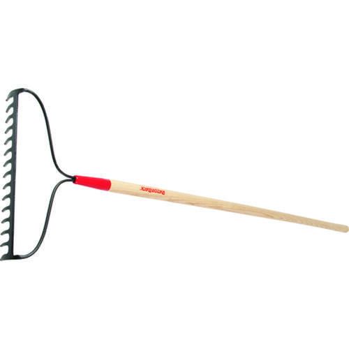 Razor-Back 63141 Bow Rake, 3-1/4 in L Head, 16.325 in W Head, 15 -Tine ...