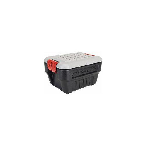 Rubbermaid RMAP080000 ActionPacker Storage Box, Plastic, Black, 19 in L ...