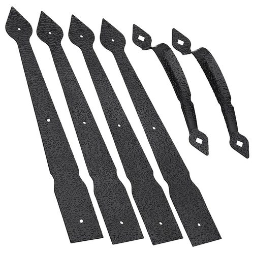 National Hardware N109-017-XCP2 Gate Hardware Kit 2" L Black Steel ...