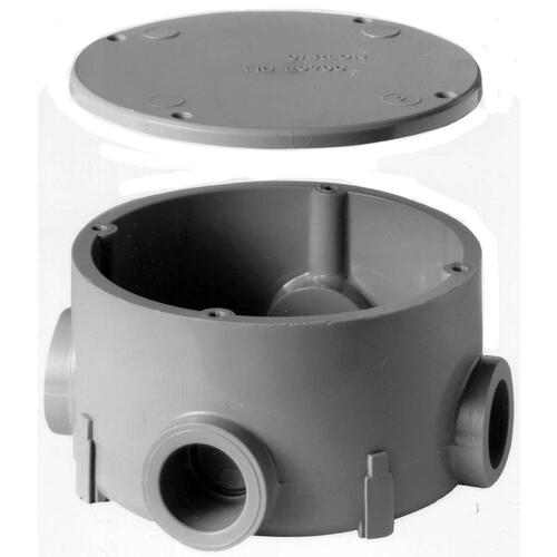 Carlon E970CD-CTN Conduit Body, PVC, Gray