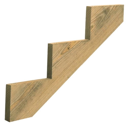 UFP RETAIL, LLC 279712 Stair Stringer, 35.64 in L, 11-1/4 in W, 3-Step ...