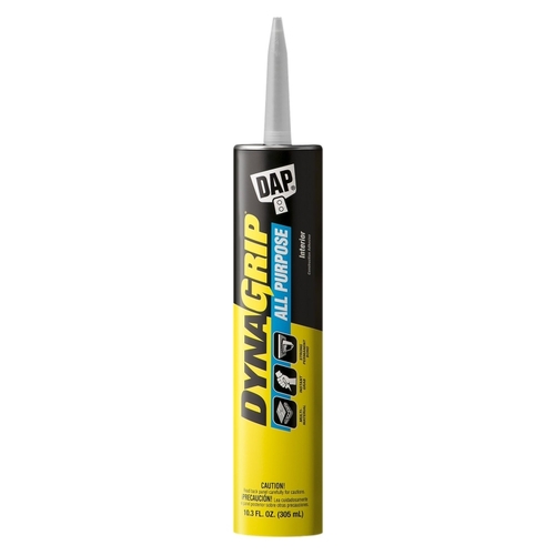 DAP 27501 DYNAGRIP Construction Adhesive, Tan, 10.3 oz Cartridge