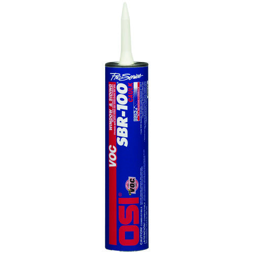 OSI 1797594 SBR-100 Series Sealant, White, -20 to 200 deg F, 10 oz ...