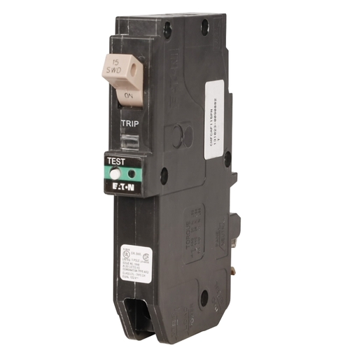 Eaton CHFP115AF Circuit Interrupter, AFCI, Type CH, 15 A, 1 -Pole, 120/ ...