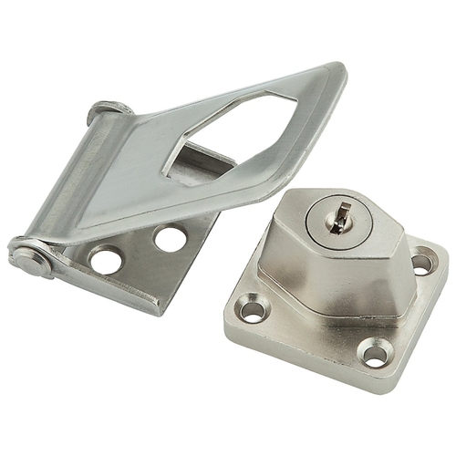 National Hardware N102-804 V921 Series Key Locking Hasp, 3-1/2 in L, 3 ...