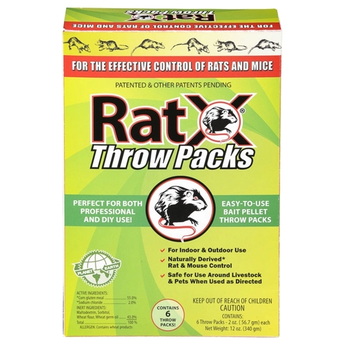 RatX 620103 Rat Killer, 12 oz Box - pack of 6
