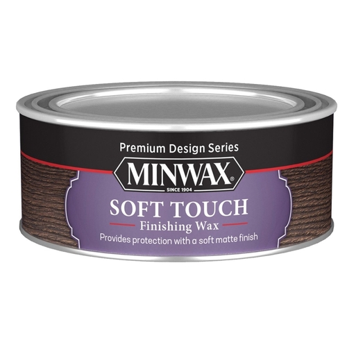 Minwax 405040000 Design Series Soft Touch Finishing Wax, Matte, Solid, 8 oz
