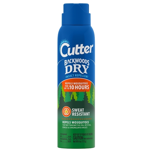 CUTTER HG-96248 Backwoods Dry Insect Repellent, Aerosol, DEET, Ethanol ...