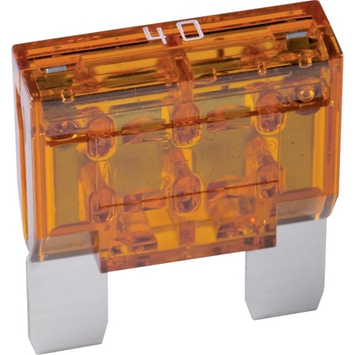 Bussmann BP/MAX-40-RP Automotive Fuse, Blade Fuse, 32 VDC, 40 A, 1 kA ...