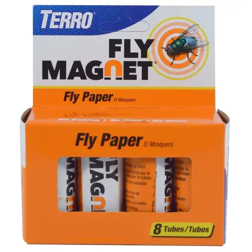 TERRO T518 Fly Magnet Fly Paper Trap, Solid, 8 Pack Yellow - pack of 8 ...