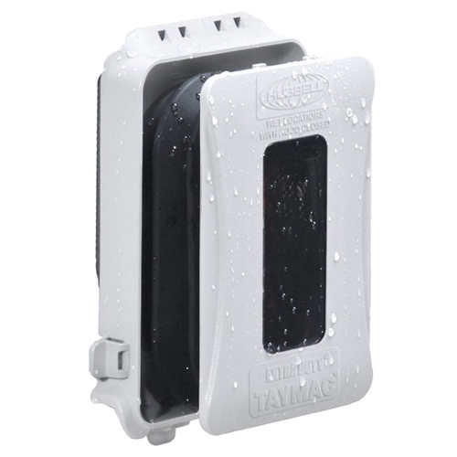 TAYMAC ML500W EXTRA DUTY Electrical Box Cover, 3 in L, 4.04 in W, 1 ...