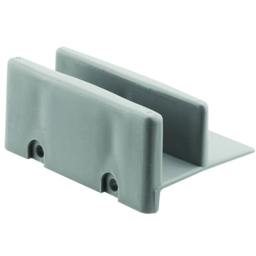 Prime-Line M 6192 Shower Door Bottom Guide, Sliding, Plastic, Gray ...