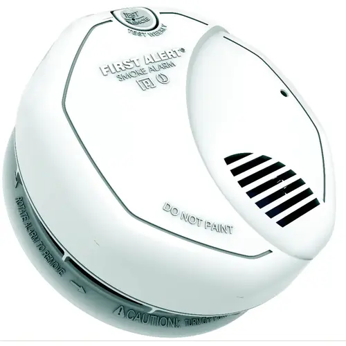First Alert 1039842 1039842 Smoke and Fire Alarm with Battery, Lithium ...