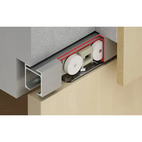 Hafele 942.35.003 Sliding Door Hardware, Slido Classic 240-O, set For 1 ...