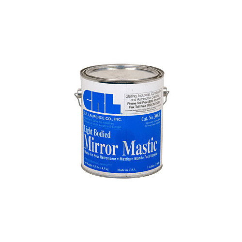 CRL 3002GL Light-Bodied Mirror Mastic - 2 Gallons