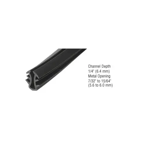 CRL 3800210 Black Universal Glazing Spline for DS Glass - 1000 Foot ...