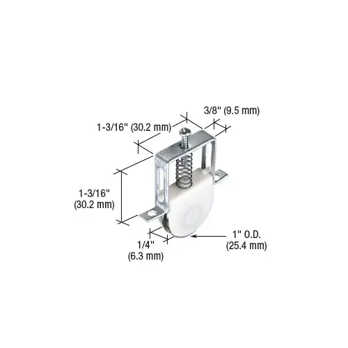 Prime-Line B755 1" Stainless Steel Ball-Bearing Sliding Screen Door ...