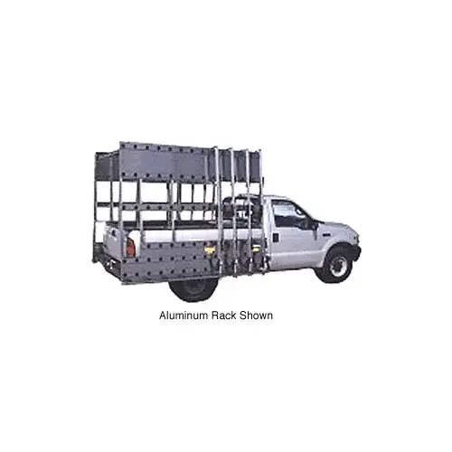 CRL BR706 White 72" x 86" Steel Glass Rack for 1/2 Ton Pickup Trucks ...
