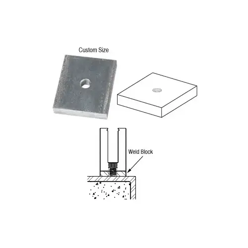 CRL BSWBC Custom Steel Weld Blocks for Base Shoe Buy Now
