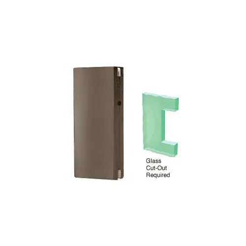 CRL DEK4102DU Dark Bronze Glass Keeper for DE4102 Series Center Locks ...