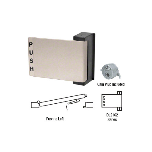 CRL ALUM-DL2162BN-VCP-1 Brushed Nickel Universal Push-Pull Paddle ...